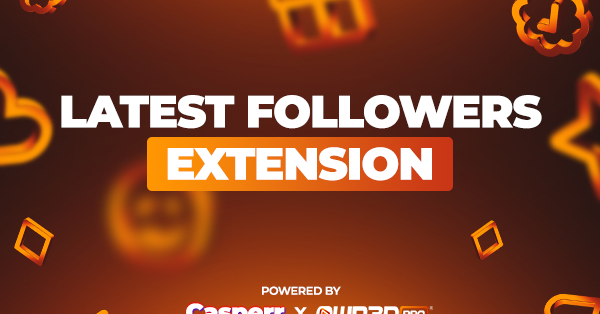 Latest Followers extension: OWN3D and Casperr are teaming up! | OWN3D